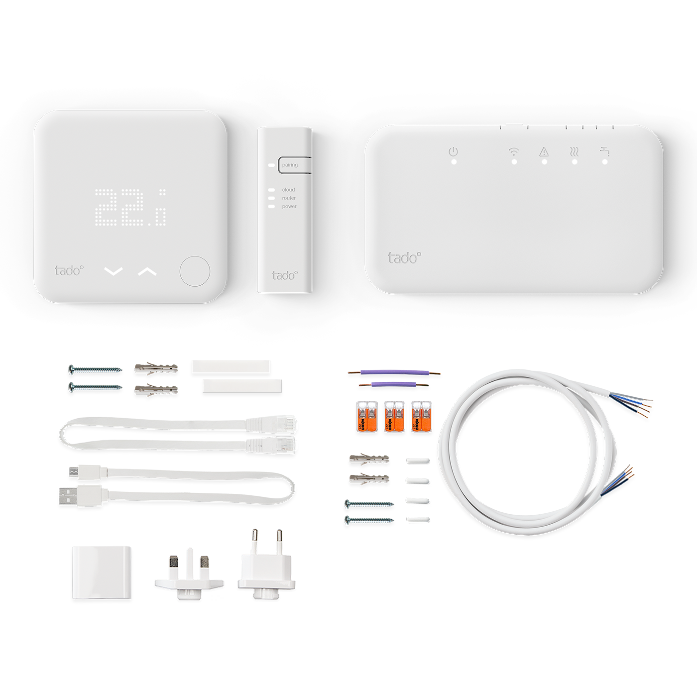 Wireless Smart Thermostat Starter Kit V3+ with Hot Water Control – tado ...