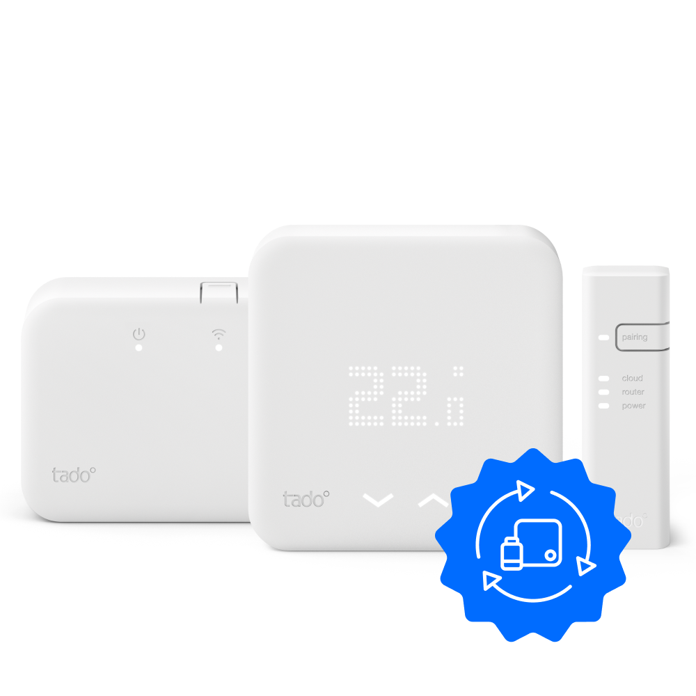 Factory refurbished: Wireless Smart Thermostat Starter Kit V3+ with Ho – tado° Shop